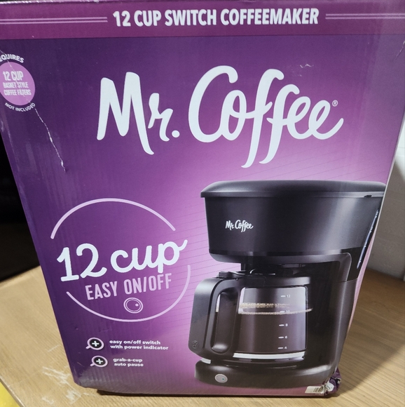 Kitchen | Mr Coffee 12cup Switch Coffee Maker Black Switch With Power ...